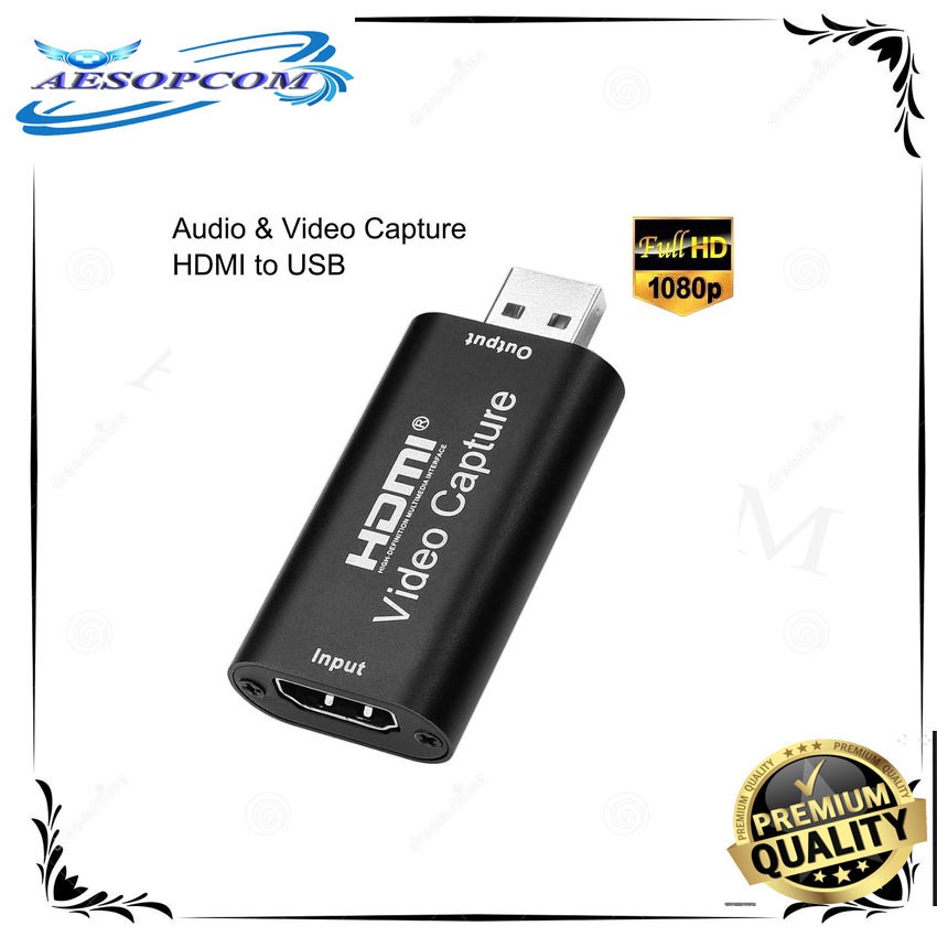 HDMI Mini Live USB 2.0 Streaming Game Video Capture Card HDMI Cable ...