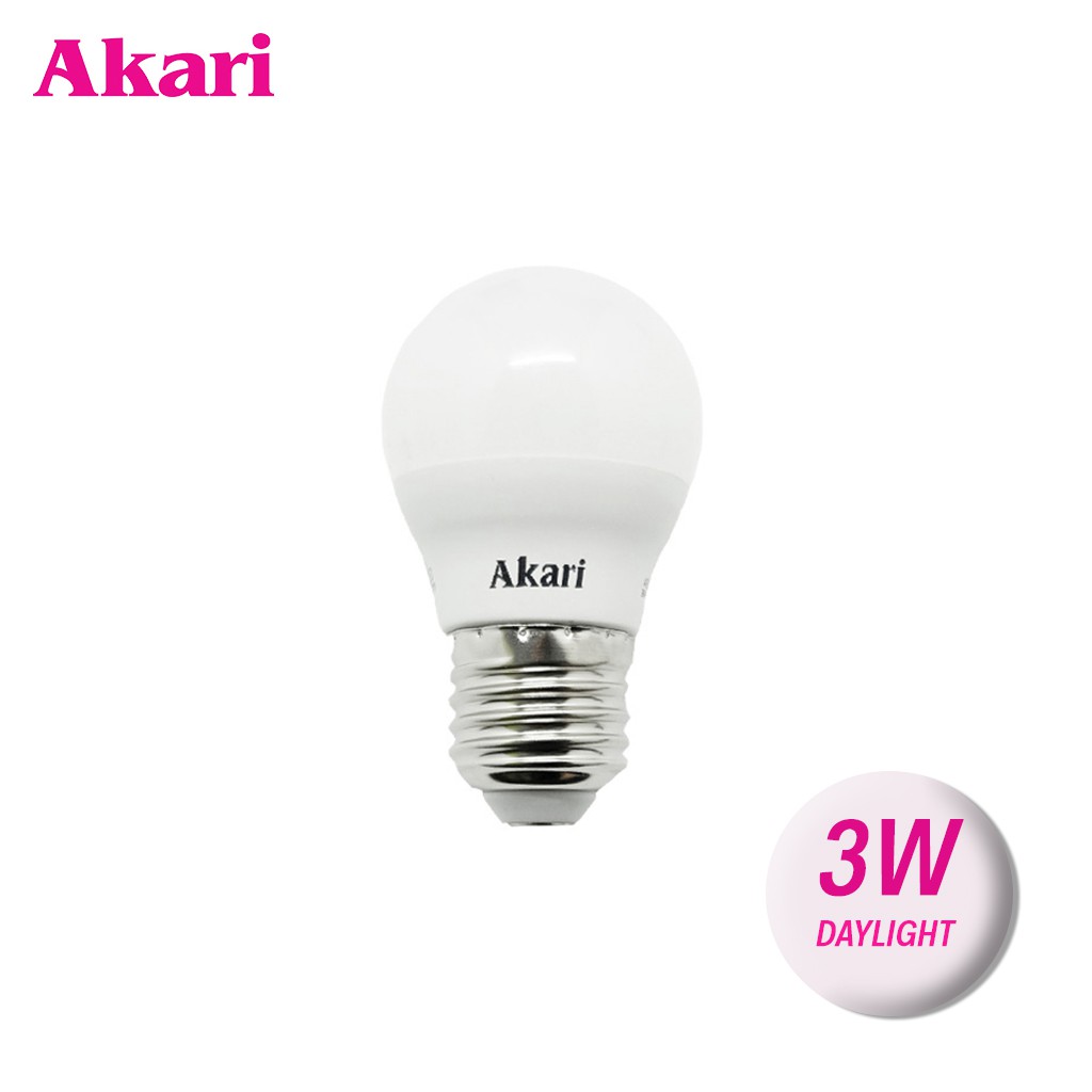 Akari Premiere LED Bulb - 3 Watts Daylight (APLED3-3DL) | Shopee ...
