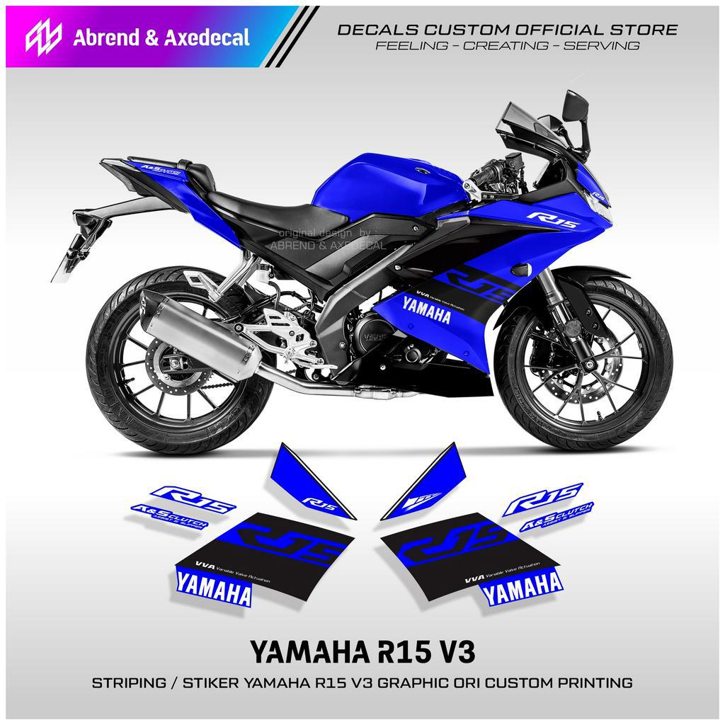 Striping Yamaha R15 V3 Graphic Ori Printing Custom/R15 V3 Motorcycle ...