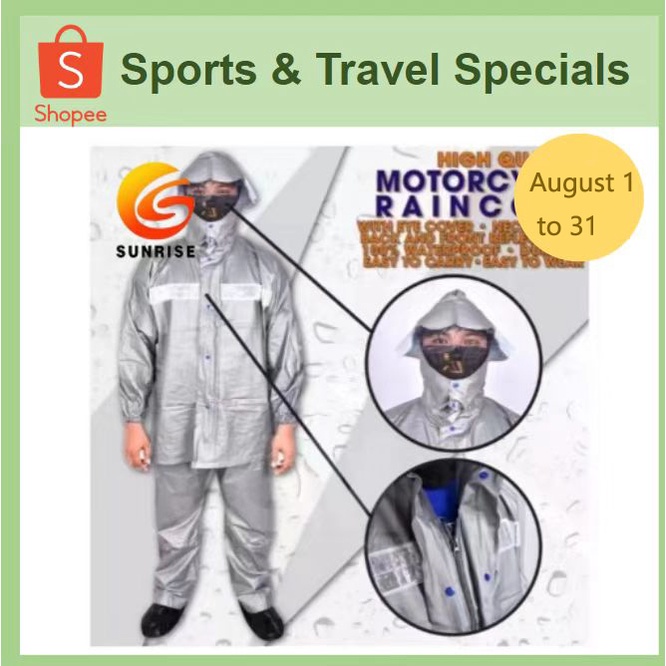 Titanium raincoat rubberized makapal kapote popular | Shopee Philippines
