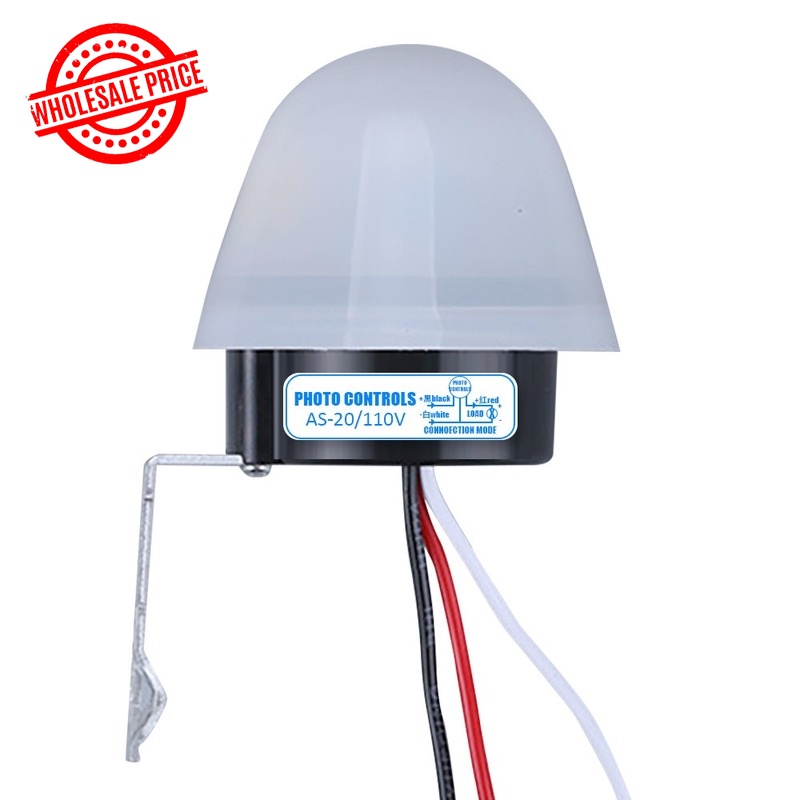 10pcs Light-controlled switch 220V rain-proof AS-20 automatic night ...