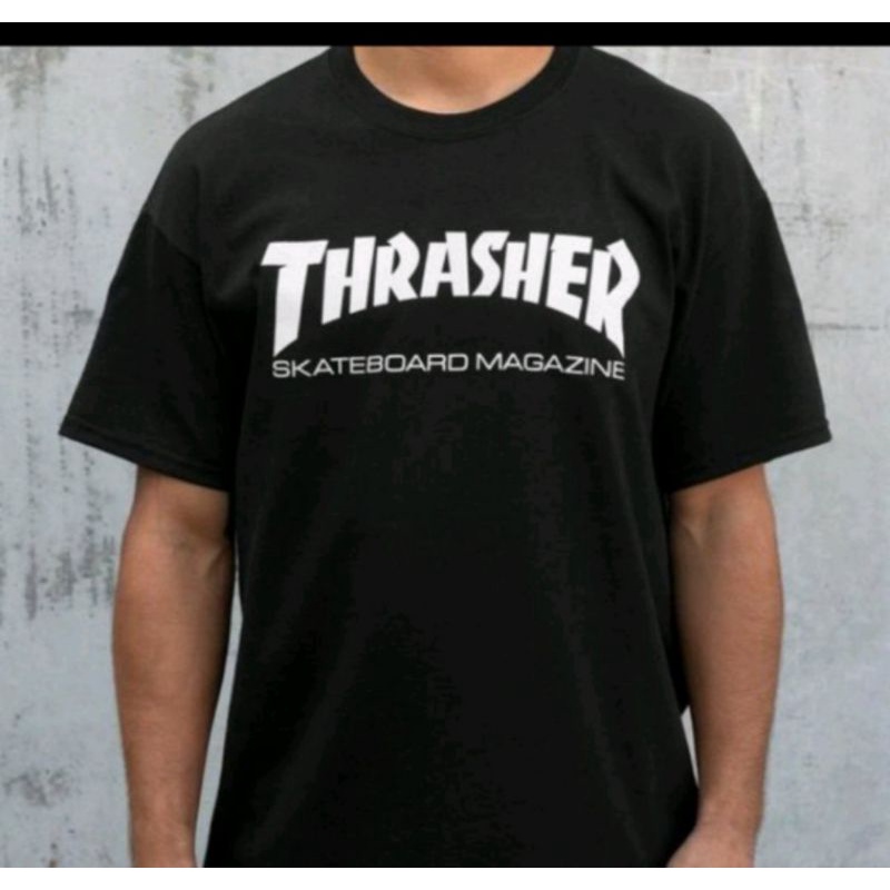THRASHER SKATEBOARD MAGAZINE STATEMENT TSHIRT TEES | Shopee Philippines