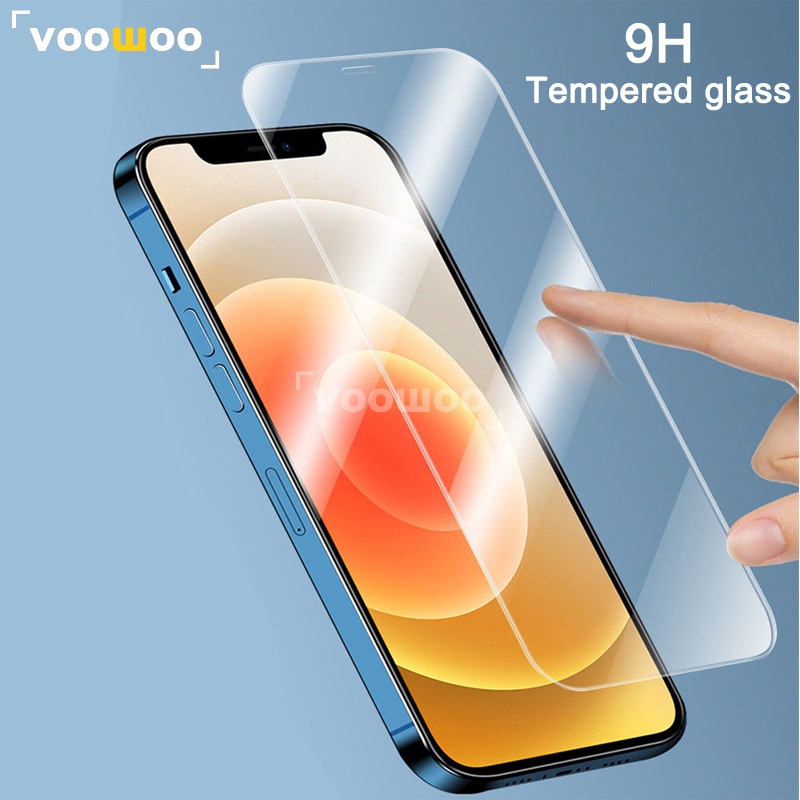 9H Clear Tempered Glass for iPhone 16 Plus 13 12 11 Pro XS Max X XR 13 12 Mini SE 2020 7 8 6 6s ...