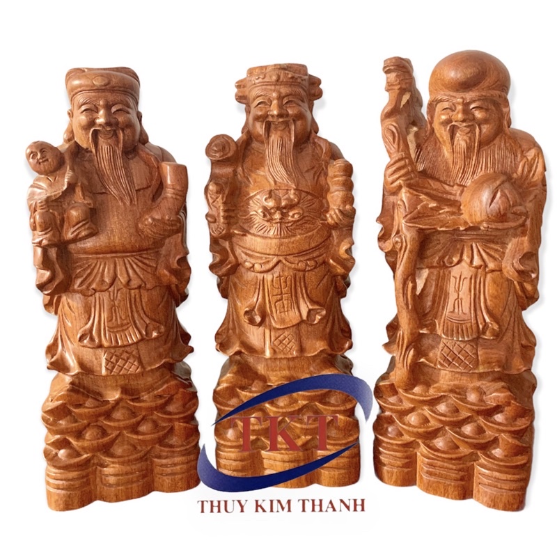 Tri Da Statue Set - Phuc Loc Tho Statue 30cm, 40cm High Quality Huong ...