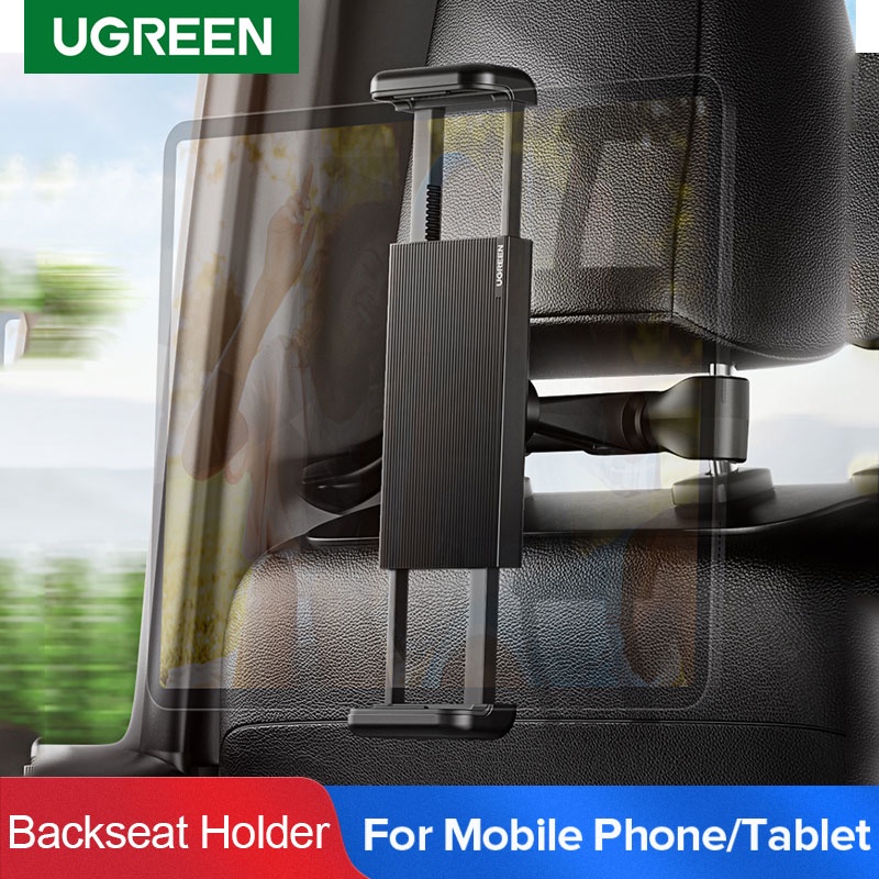 UGREEN Headrest Car Phone Holder for Mobile Phone Tablet Backseat Mount ...