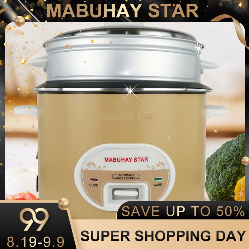 COD MABUHAY STAR 1.5L 1.8L 2.2L 2.8L RICE COOKERS / FAST COOKING / KEEP ...