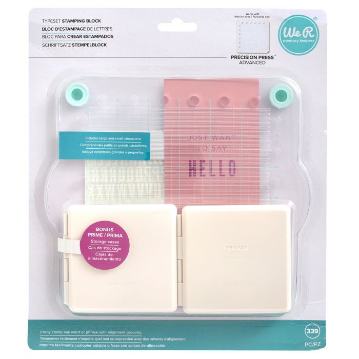 We R Memory Keeper Typeset Stamping Block Set | Shopee Philippines
