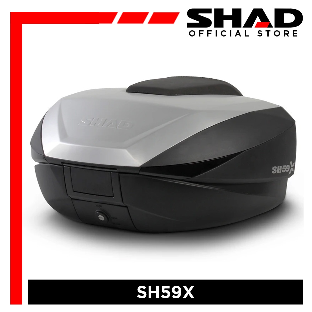 SHAD Motorcycle Box SH59X Black Aluminum | Shopee Philippines