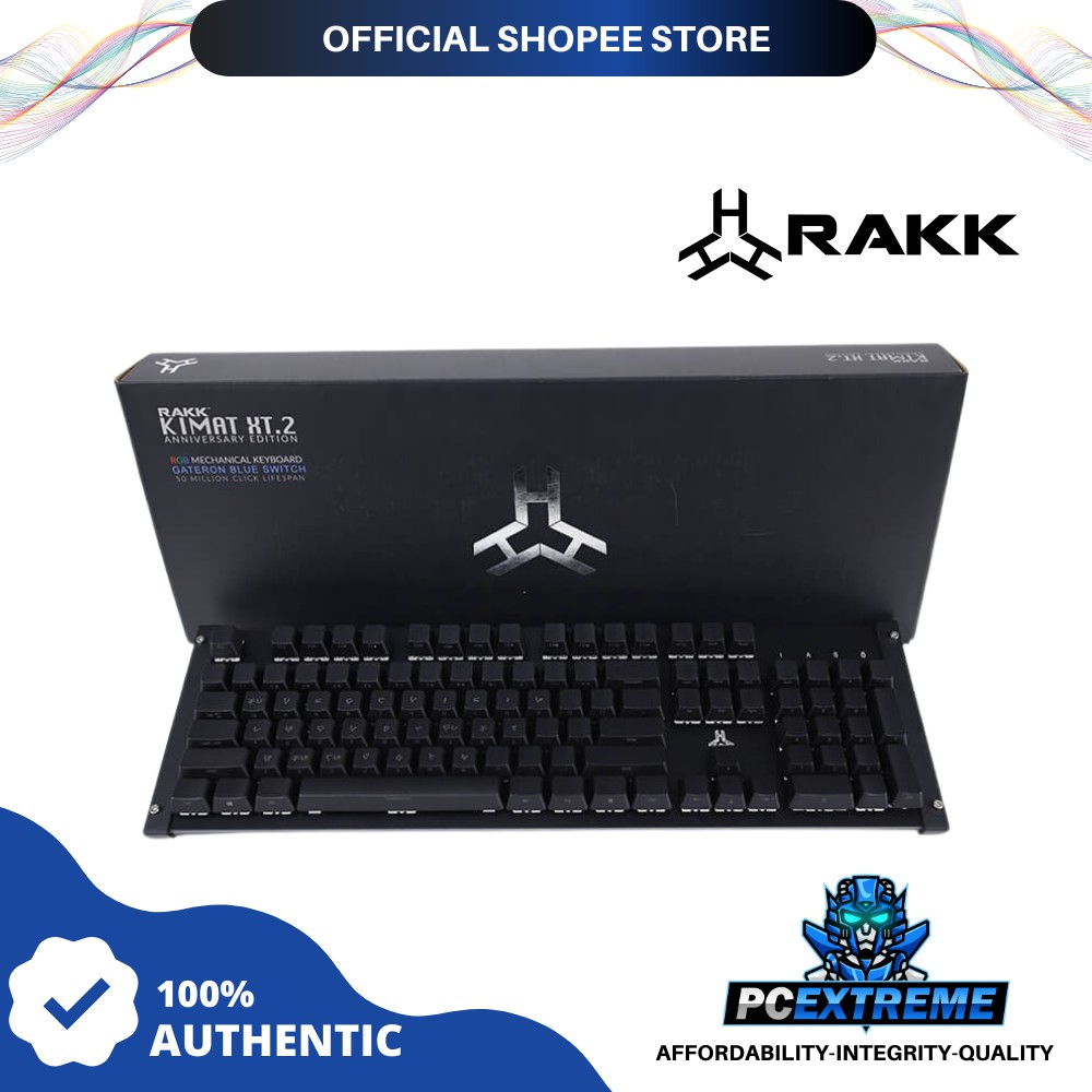 Rakk Kimat XT.2 AE RGB Mechanical Gaming KB Gateron Blue | Shopee ...