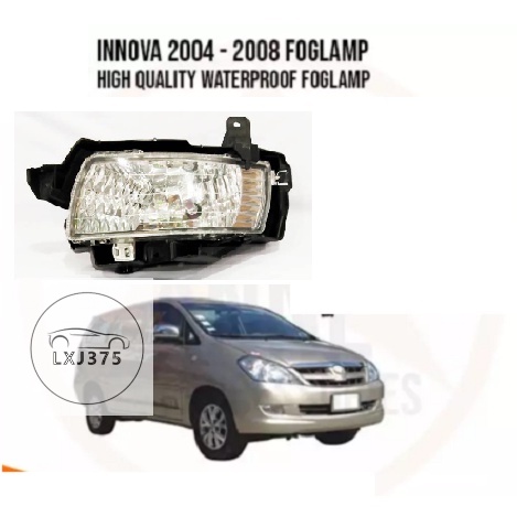 Foglight Toyota Innova 2004 2005 2006 2007 2008 Waterproof Fog Lamp Set ...