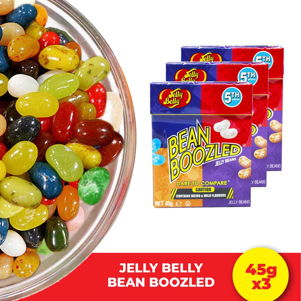Jelly Belly Bean Boozled Game 45.3g Jelly Beans Trio Pack | Shopee ...