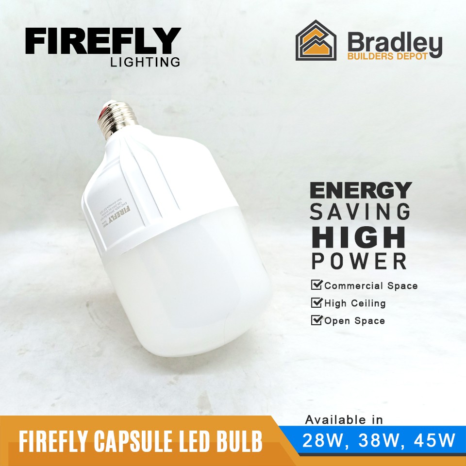 Firefly LED Capsule Bulb (28W, 38W, 45W) | Shopee Philippines