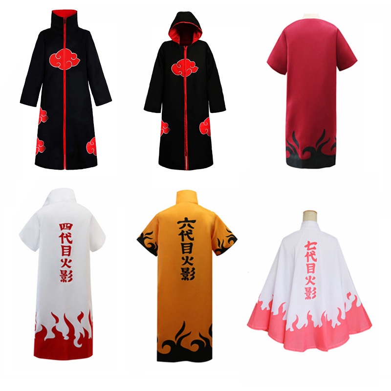 Naruto Cosplay Costume naruto 4th Hokage Namikaze Minato Naruto Uzumaki ...