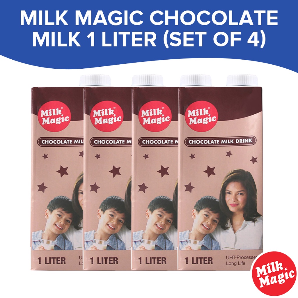 Milk Magic - Chocolate Milk 1 Liter (Set of 4) - EXP Date: August 7 ...