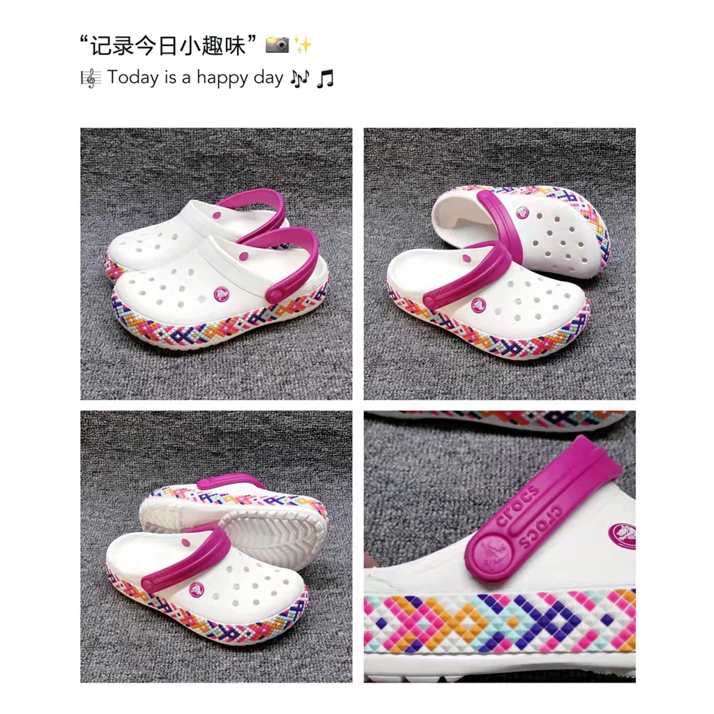 crocs women's beja sandals colorful ring edge eco | Shopee Philippines