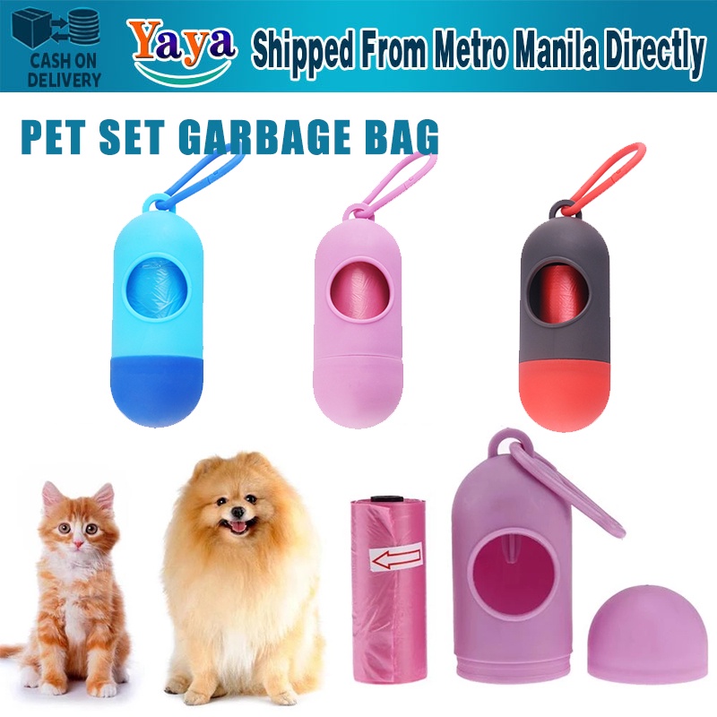 【Fast Delivery】 Pet Dog Garbage Bags Set Safe Non-toxic Mascotas Waste ...
