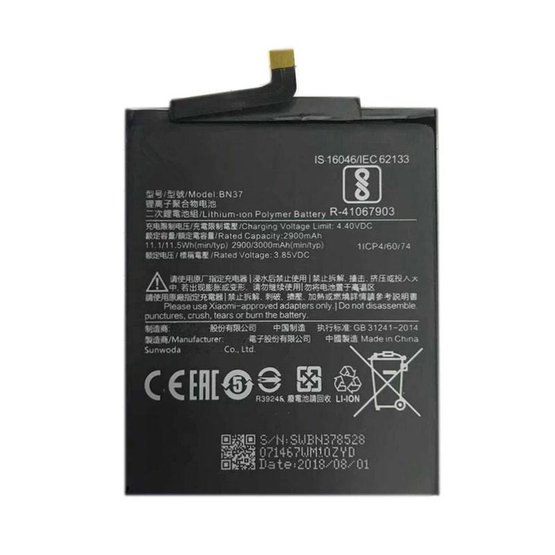 XIAO MI BN37 Replacement Battery For Redmi 6/6A | Shopee Philippines