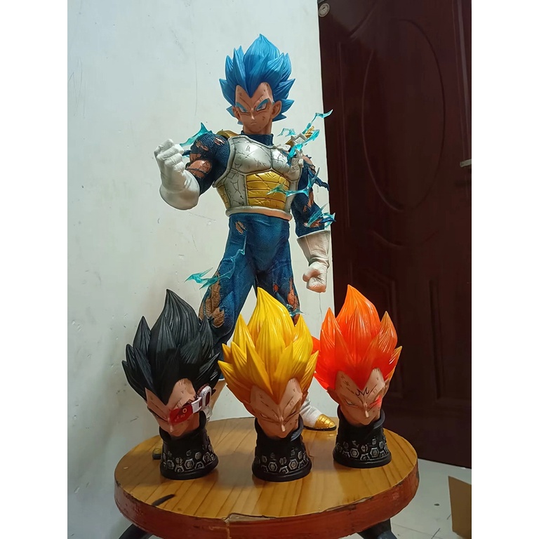 Anime Dragon Ball Z Super Saiyan Vegeta Gk Toy Figure Four-headed ...