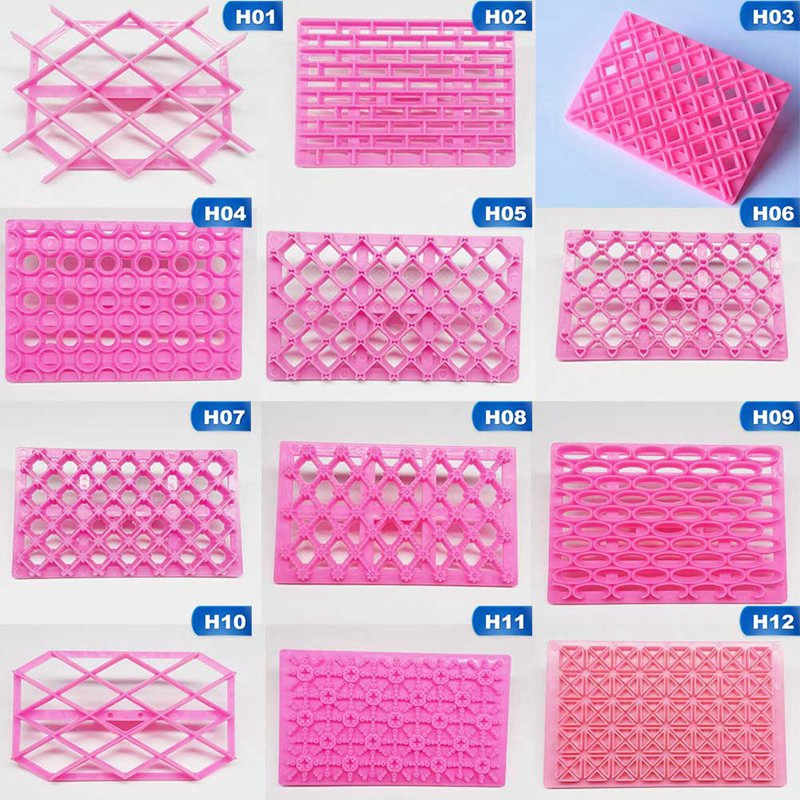 Diamond Sugarpaste Gum Icing Baking Quilt Fondant Cake Raft Equipment ...