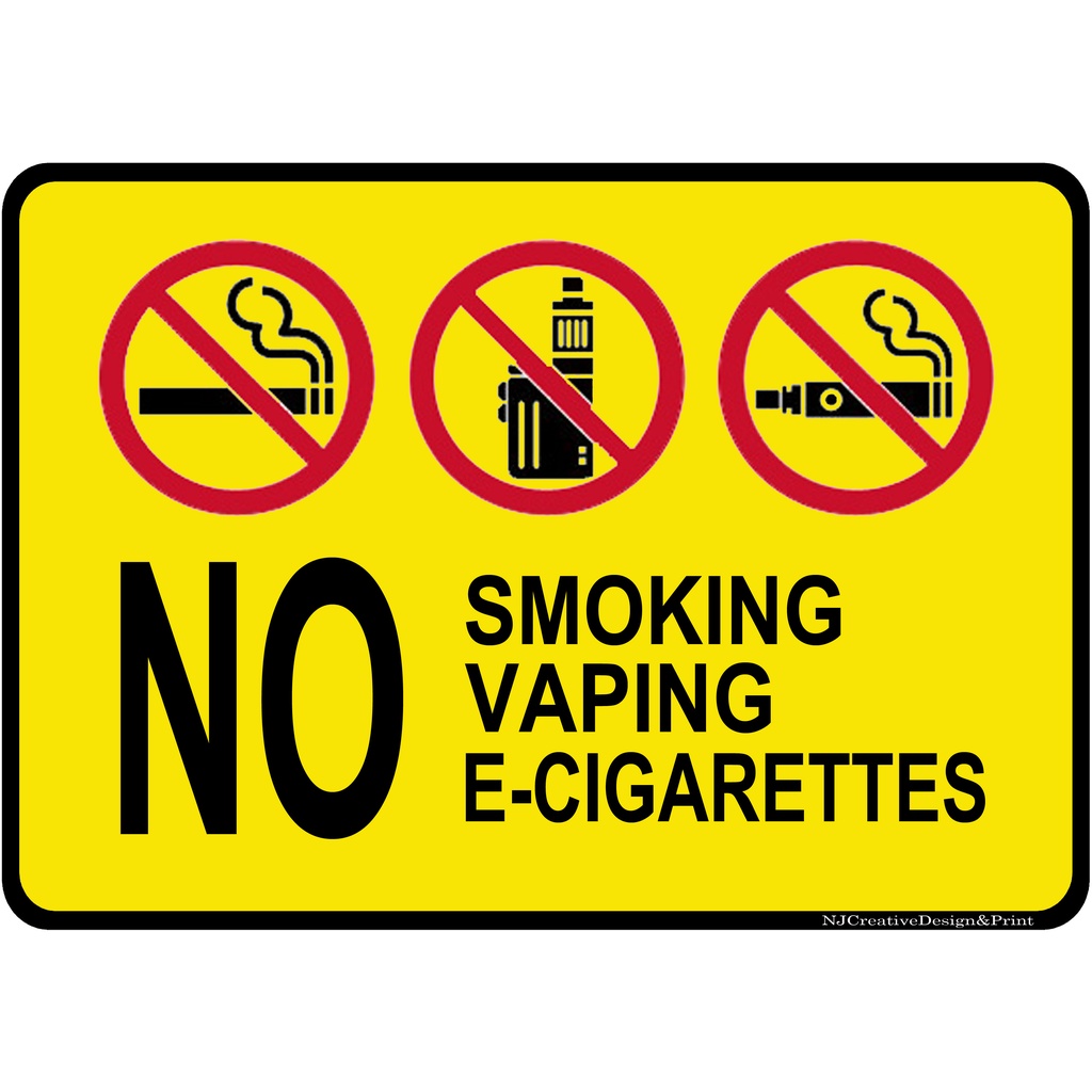 Respect Non Smokers Signage | Shopee Philippines