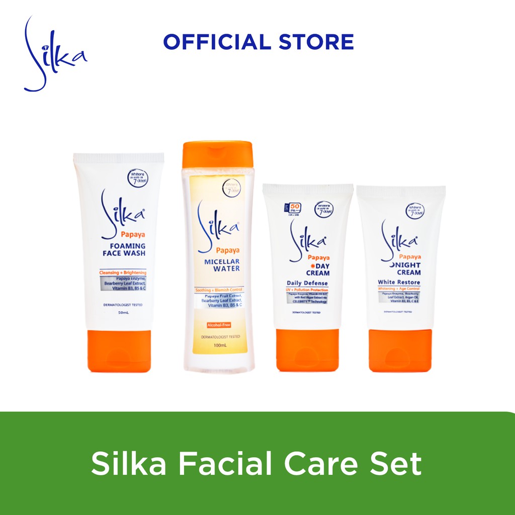Silka Facial Care Set | Shopee Philippines