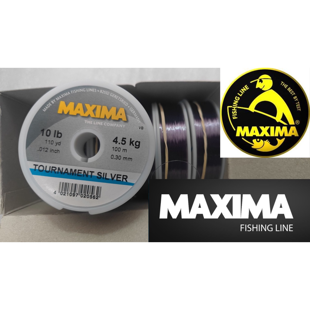 MAXIMA LINE 100 METER SPOOL 0.22mm - 1.00mm Germany Monoline Nylon ...