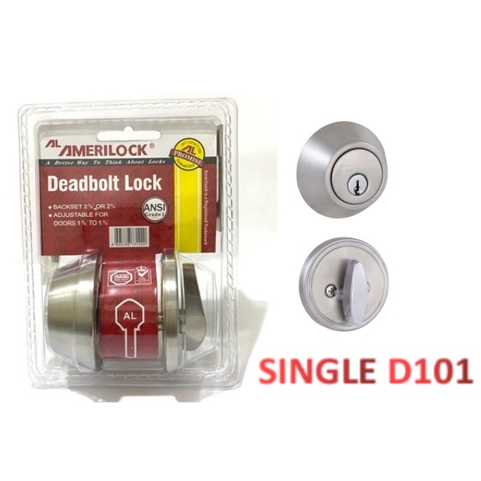 AMERILOCK Deadbolt Door Lock Set Single/DOUBLE Cylinder (AL D101 /D102 ...
