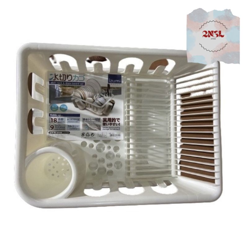 IZUMI DISH RACK AND DRAIN BOARD SET | Shopee Philippines