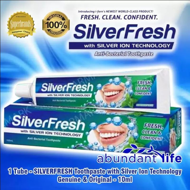 SilverFresh iFern toothpaste (Silver Ion Technology) | Shopee Philippines