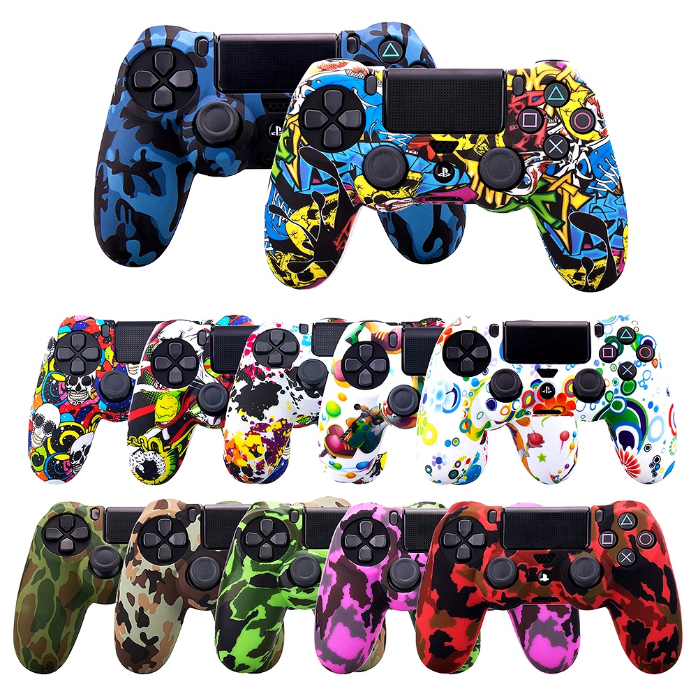 Protective Soft Rubber Silicone Joystick Gamepad Skin Cover Case Thumb ...