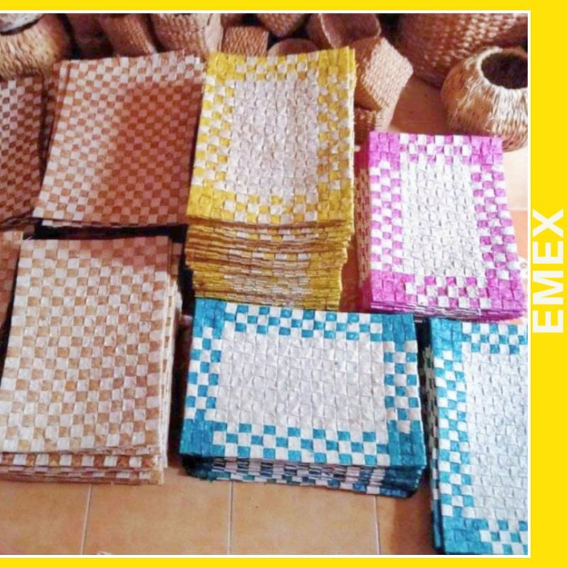 13"*18" Native Buri Placemats Oval | Shopee Philippines