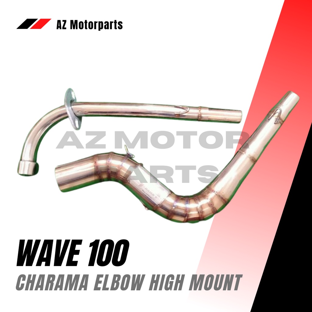 CHA RAMA wave100 highmount ELBOW ONLY | Shopee Philippines