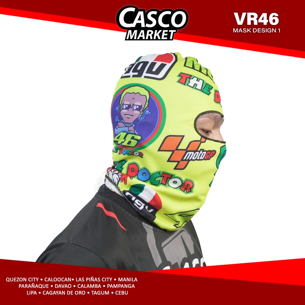 VR46 DRIFIT BALACLAVA MOTORCYCLE HELMET MASK | Shopee Philippines