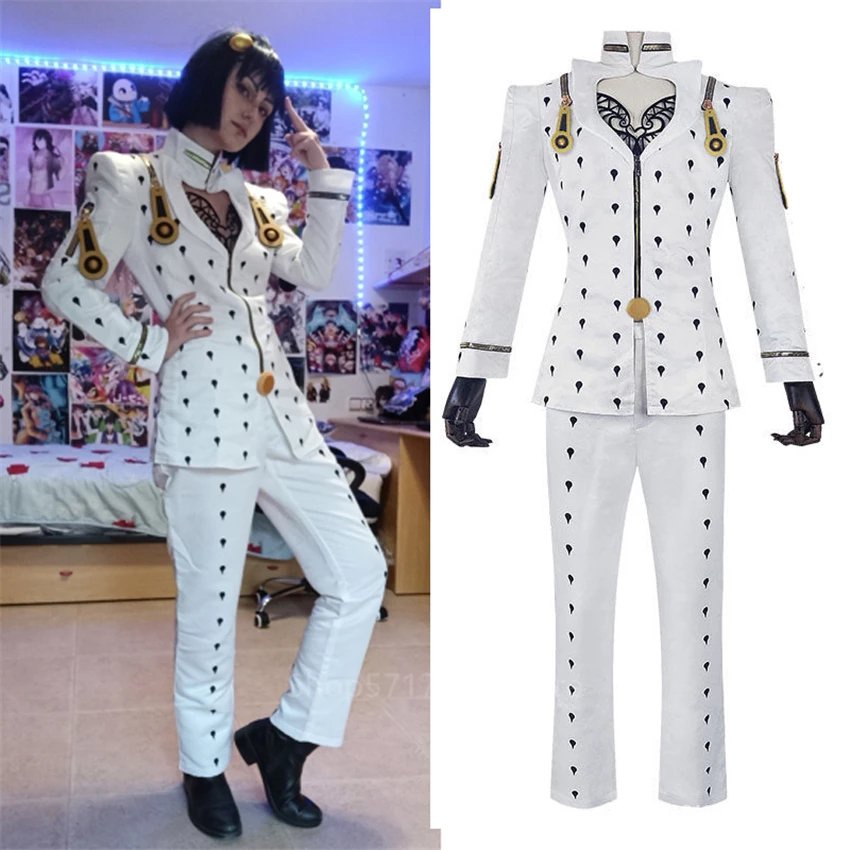 Bruno Bucciarati Cosplay Jojo Bizarre Adventure Women Man Golden Wind