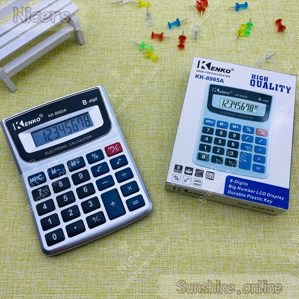 KK-8985A 8-Digits Electronic Calculator KENKO | Shopee Philippines