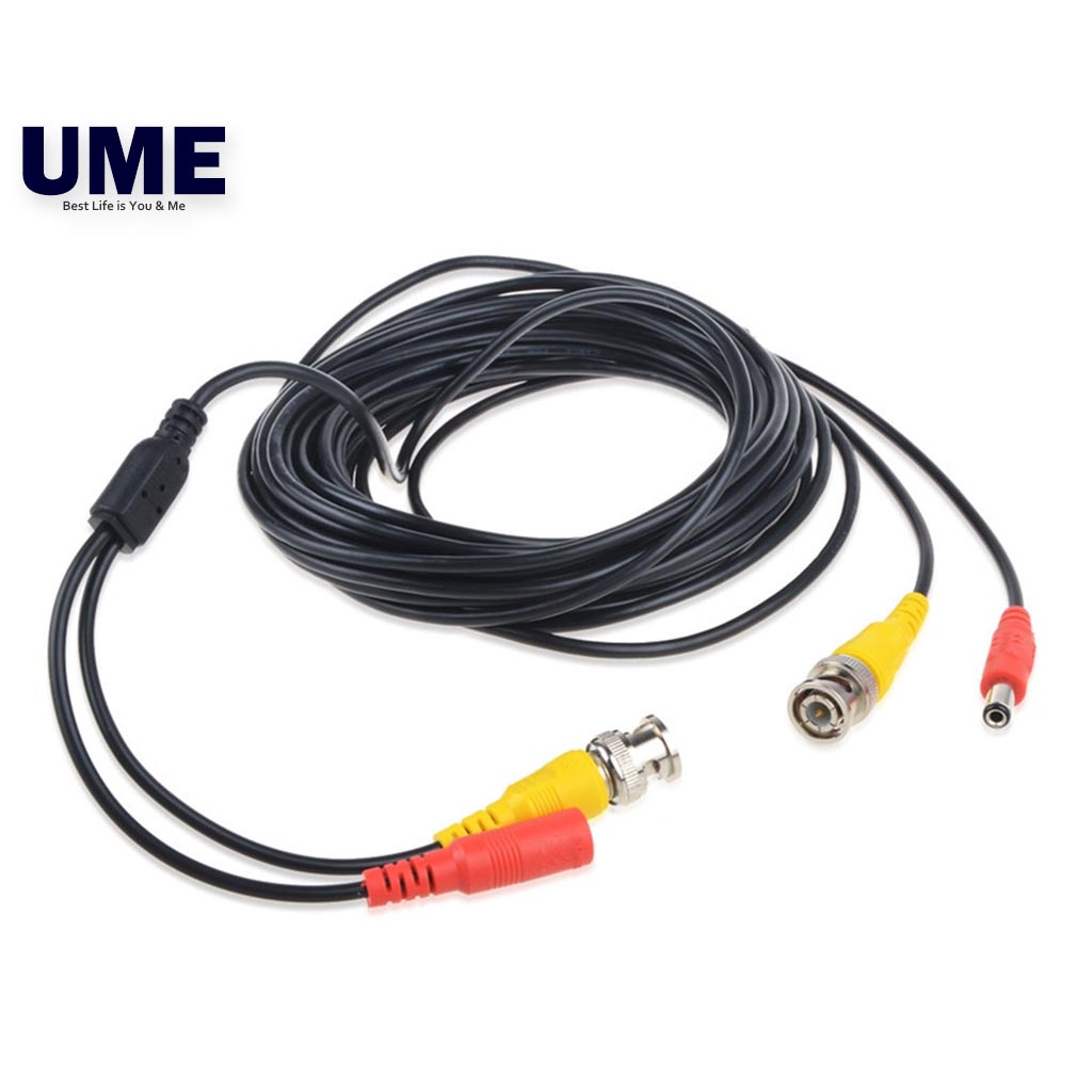 10m, All-in-One BNC Video and Power Extension Cable with Connector for ...