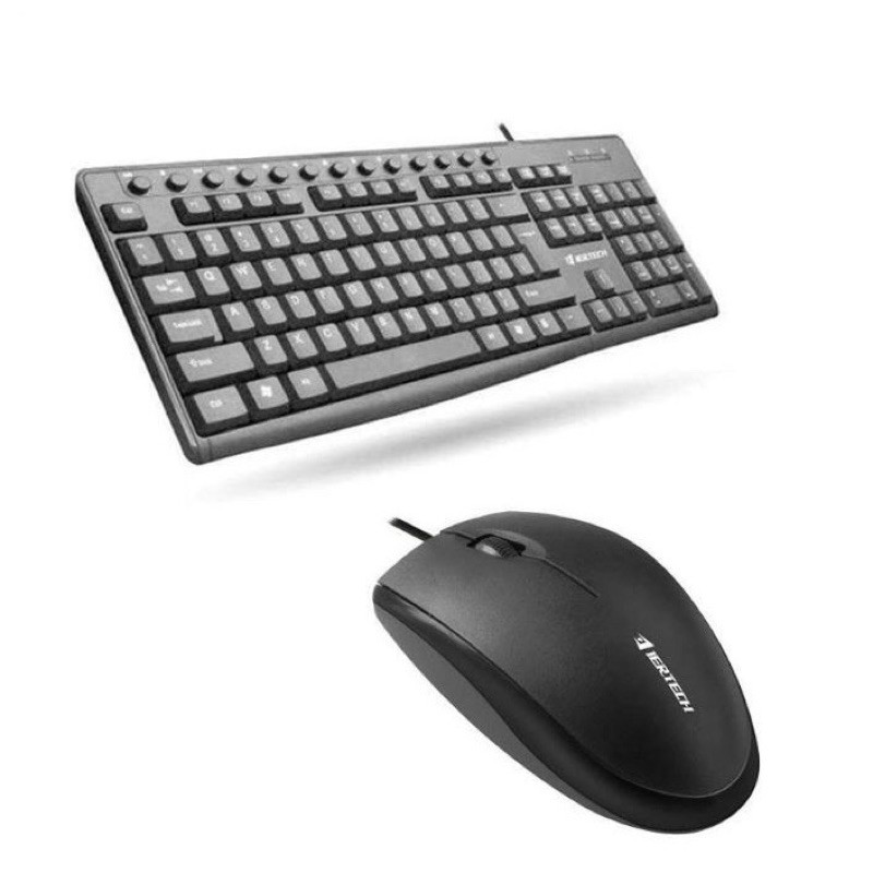 JERTECH M100&K100 Wired Mouse& Keyboard Set | Shopee Philippines