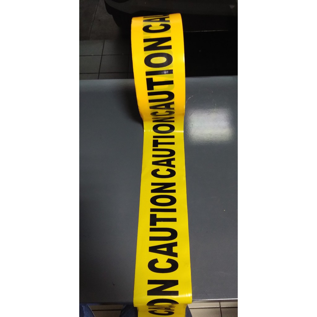 CAUTION TAPE (3" x 300m per roll) | Shopee Philippines