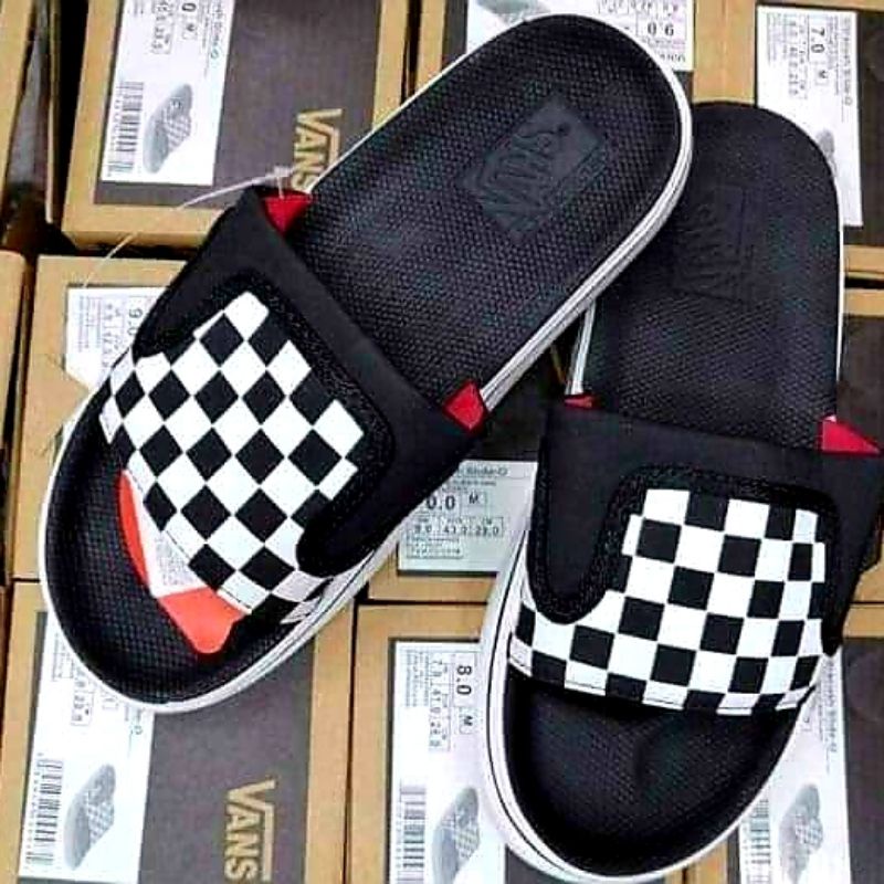Vans Slides Checkeboard | Shopee Philippines