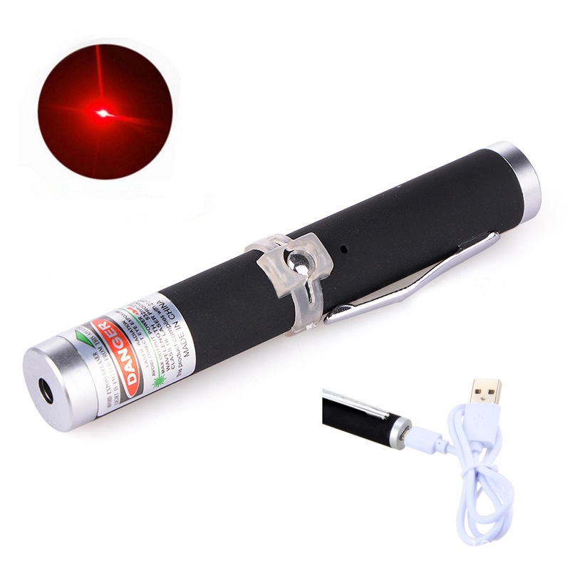 Mini USB711 Rechargeable Red Laser Indicator Pen | Shopee Philippines
