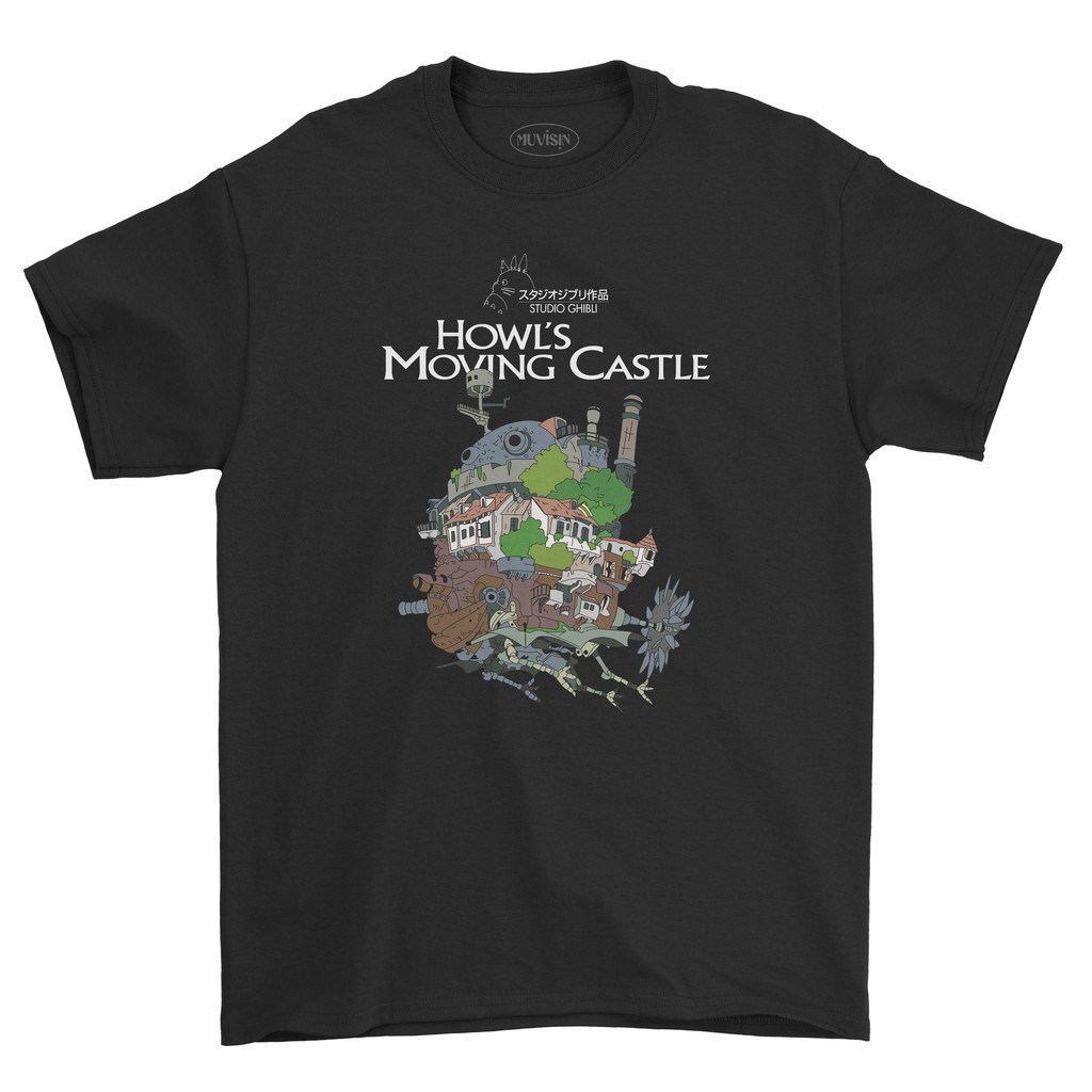 Howl's Moving Castle T-shirt 02 Studio Ghibli | Shopee Philippines