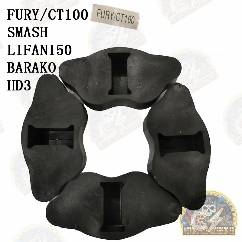 CS Motorcycle rubber dumper hd3, ct100, fury, barako 175, smash ...