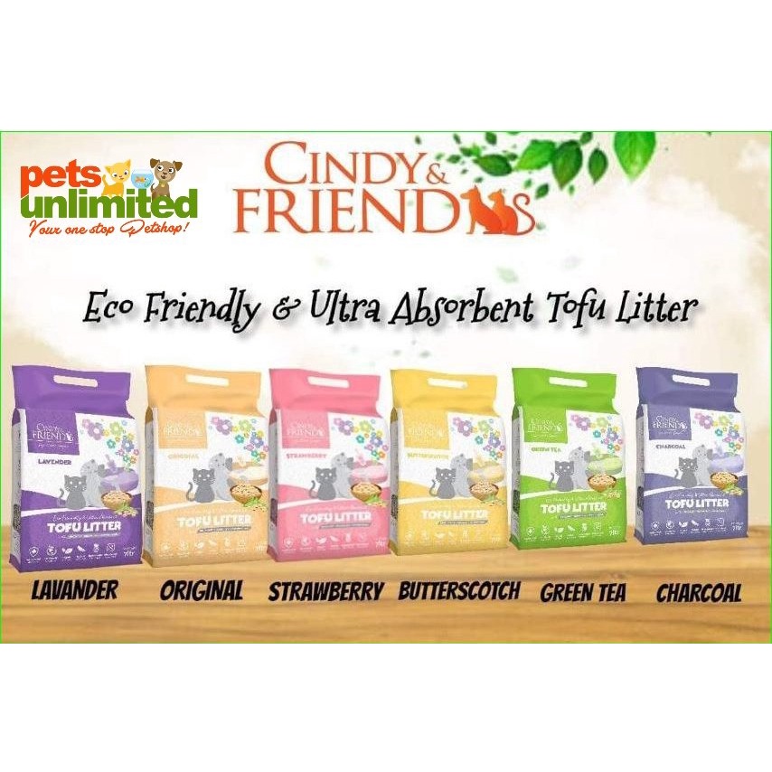 Cindy and Friends Cat TOFU Litter 7L | Shopee Philippines