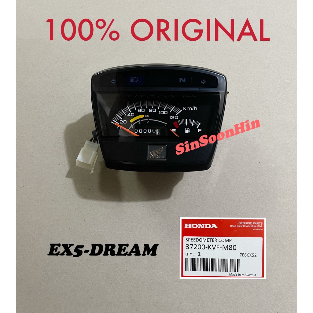 HONDA EX5 DREAM Speed Meter Assy | Shopee Philippines