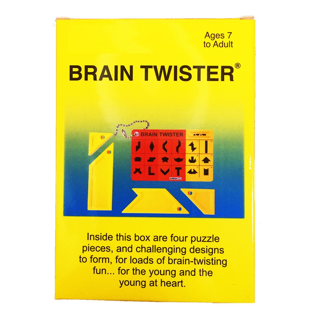 Brain Twister Intelligence Game With Instruction Card Game for Kids and ...