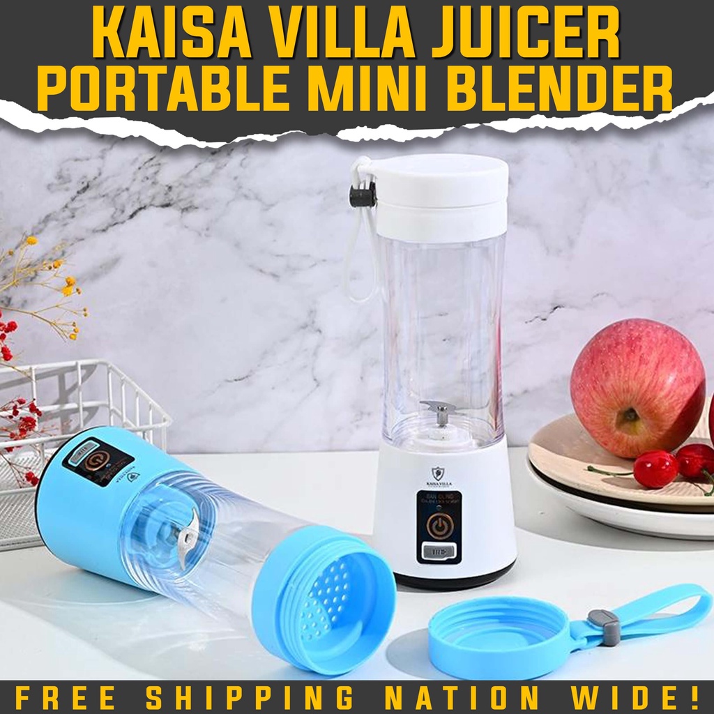 Kaisa Villa portable blender tumbler 380ml Juicer fruit presser mini ...