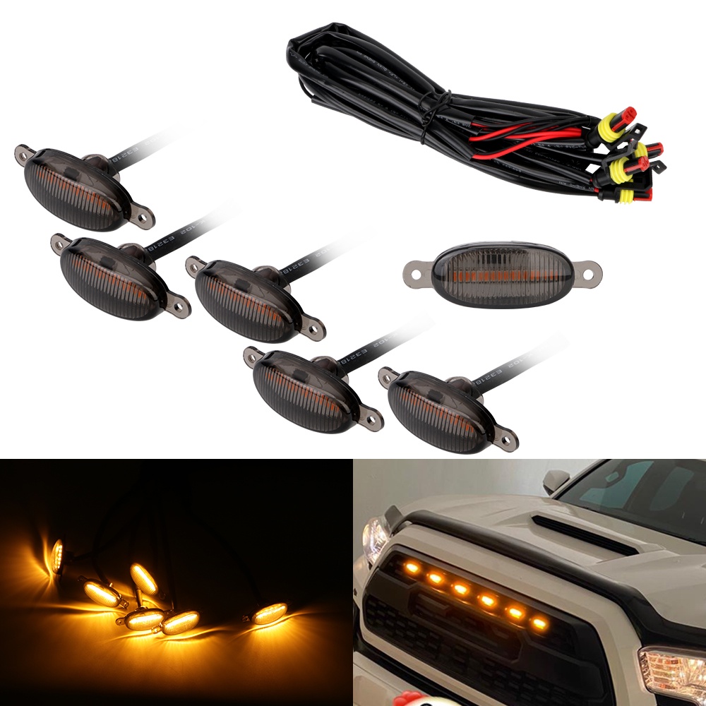 Universal High Quality Pickup Off Road Warning Fog Lamp 6 SMD 3030 12V ...