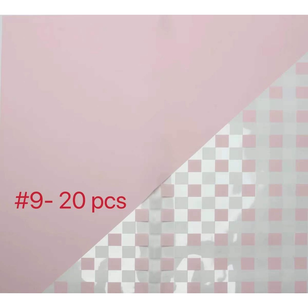 58*58cm 5/20pcs Rubik's cube transparent plaid opp cellophane ...