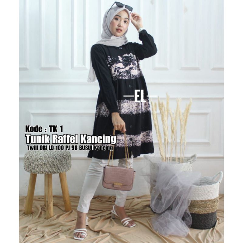 Twill BATIK Tunic BY El ORI | Shopee Philippines