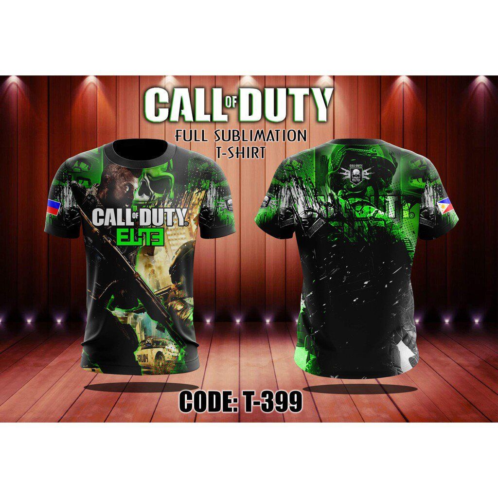 CALL OF DUTY T-SHIRT FULL SUBLIMATION | Shopee Philippines